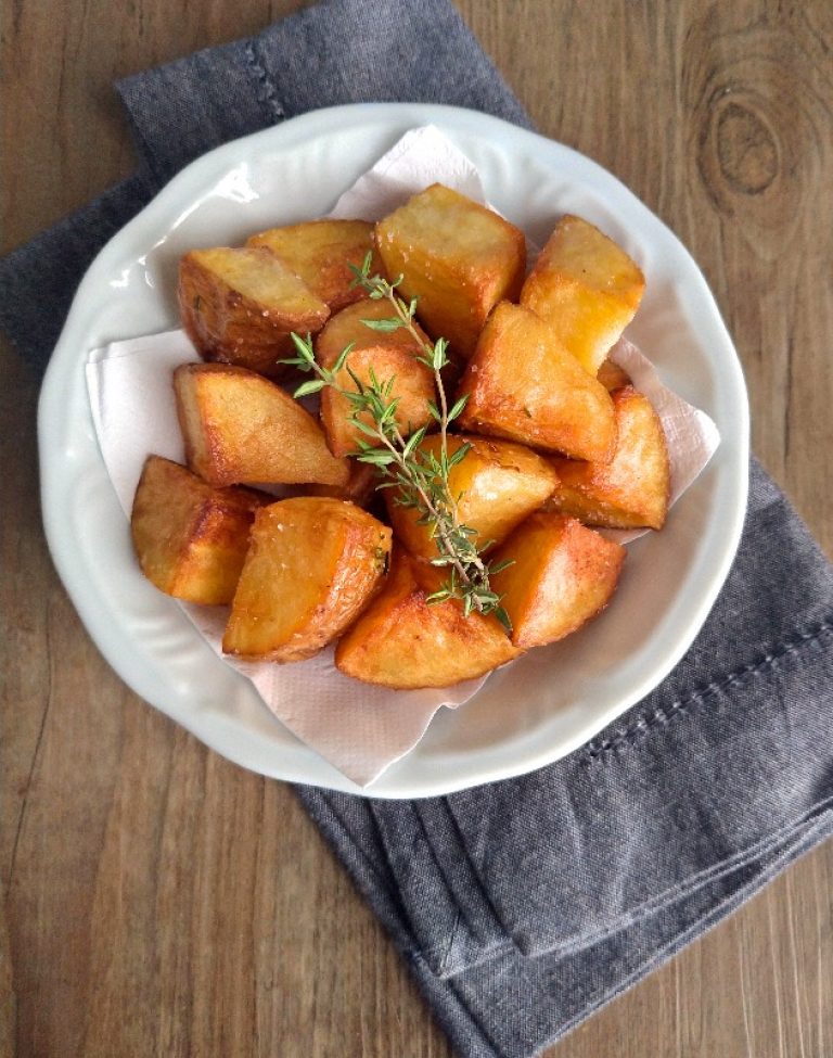 Batatas coradas da Vó Ninha – COZINHANDO PARA 2 OU 1